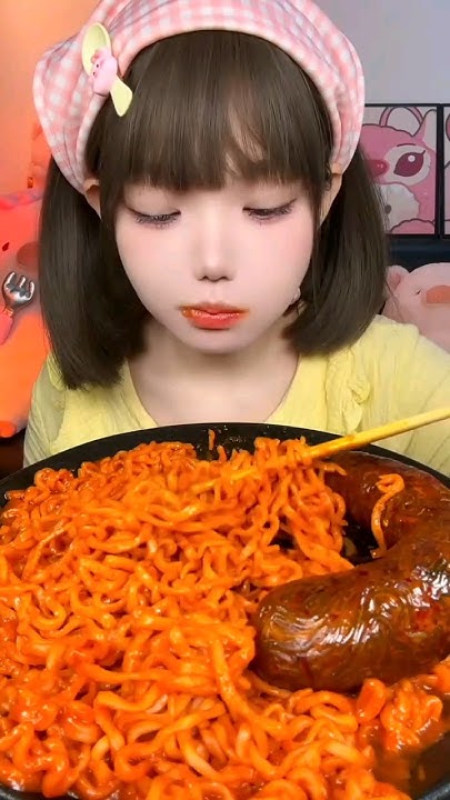 Asmr Eating Spicy Noodles Eating Show Asmr Viral Mukbang Asmrsounds Youtube
