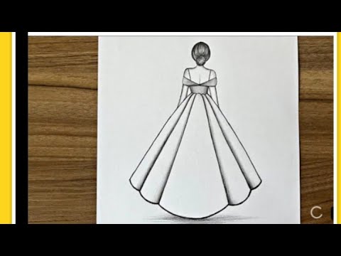 How to draw simple anime drawing!! very easy anime back drawing! learn ...