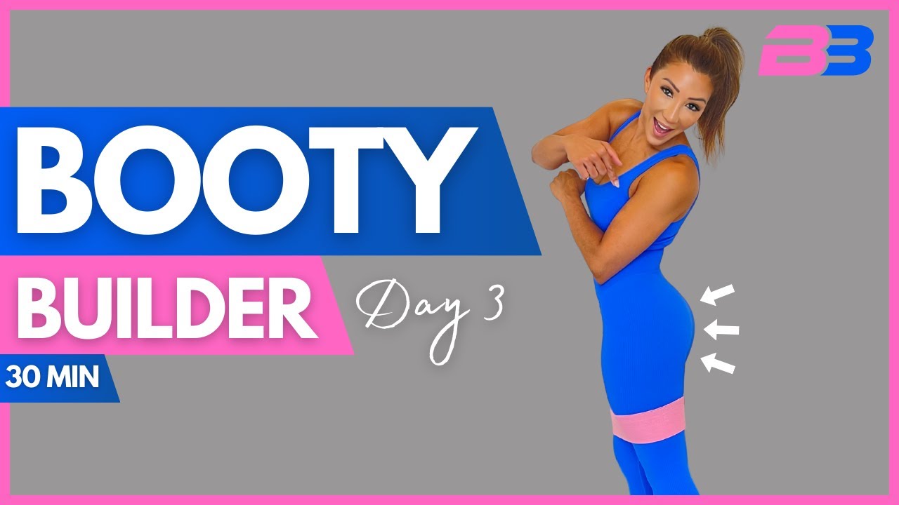 30 Min Side GLUTE workout with Resistance Band to Grow your Booty ...