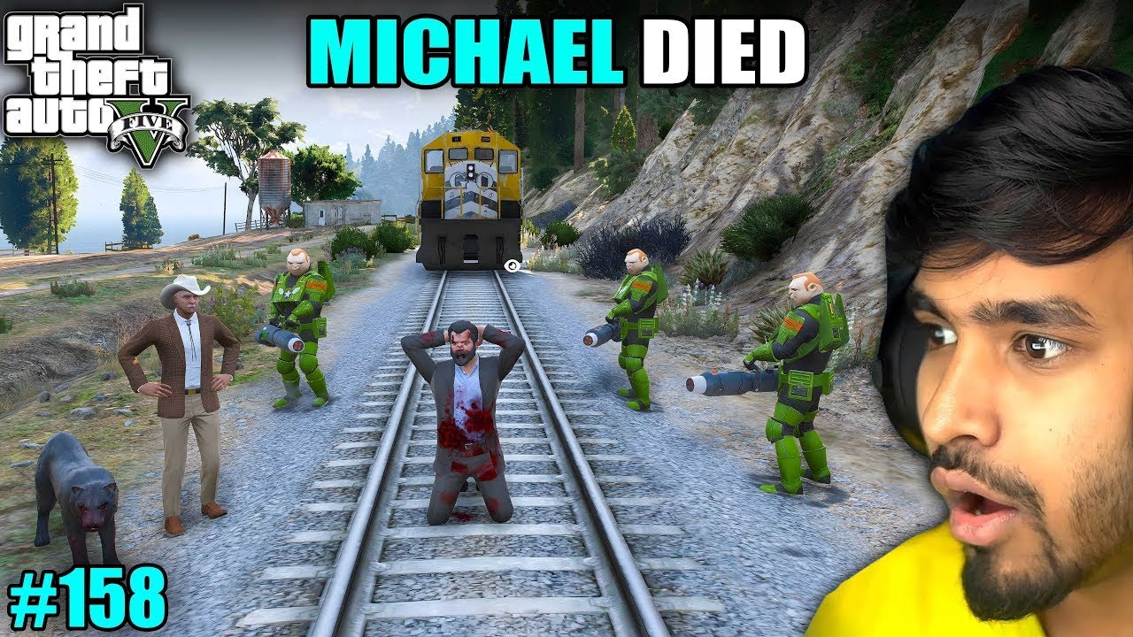 MICHAEL's FAKE DEATH IN GTA 5 TECHNO GAMERZ GTA 5 GAMEPLAY #158 - YouTube