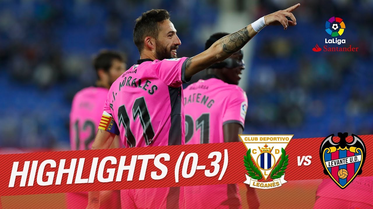 Resumen de CD Leganés vs Levante UD (0-3) - YouTube