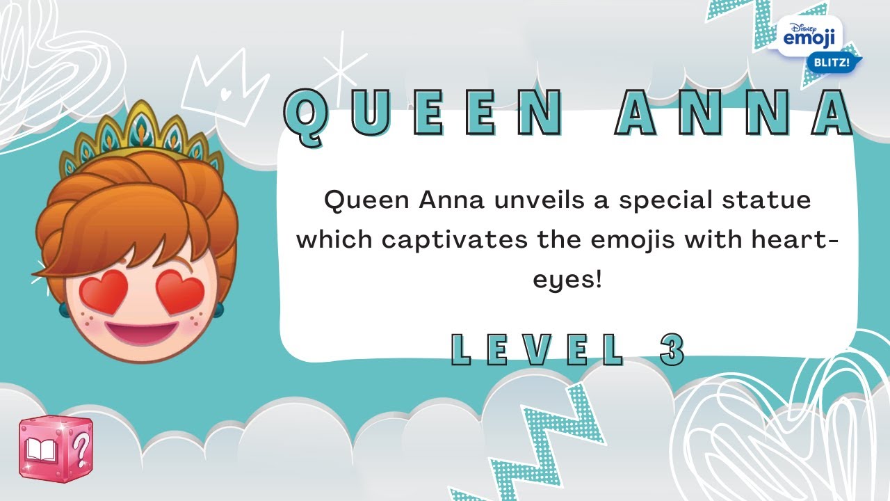 Disney Emoji Blitz - Queen Anna (Level 3) - Frozen - Story Emoji - YouTube
