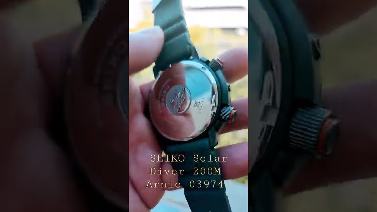 Seiko Solar Diver 200M, Arnie Watch from Predator movie #seiko #arnie # ...