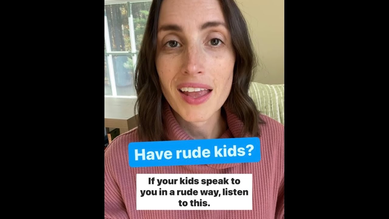 Kids being rude? - YouTube