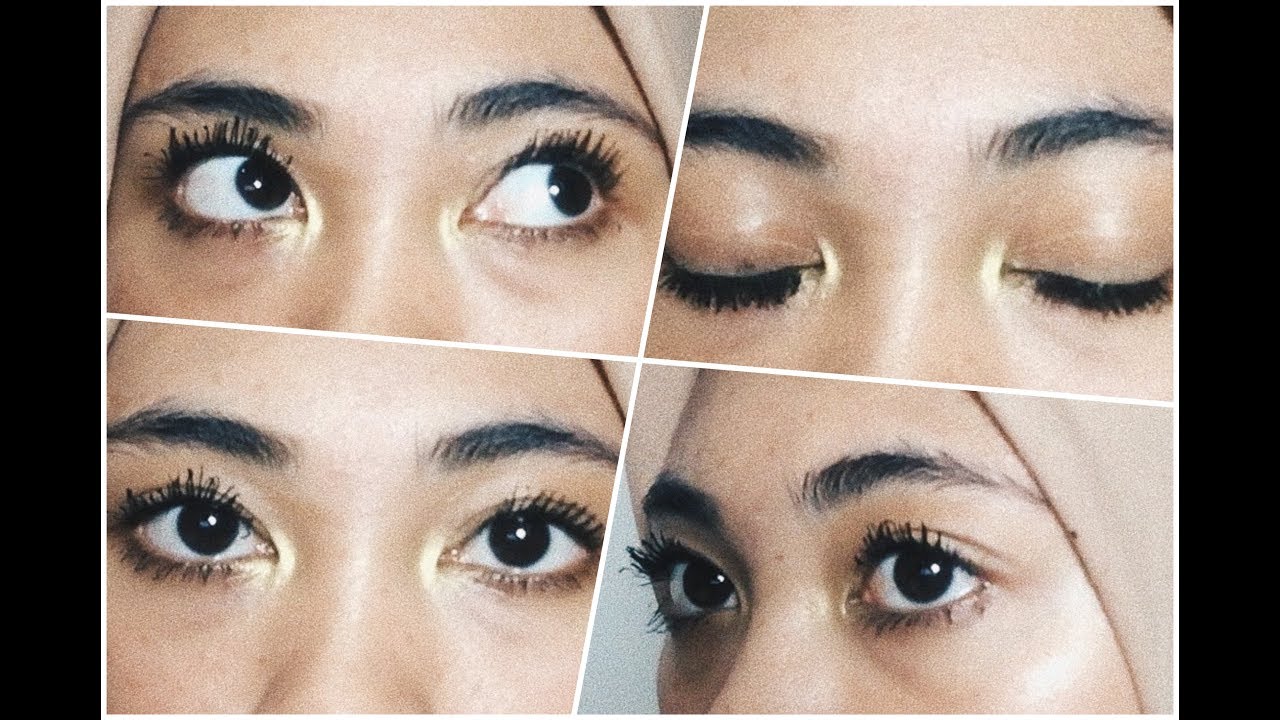 Cara Bikin Bulu Mata panjang Tanpa Eyelash Extension/Bulu Mata Palsu - YouTube