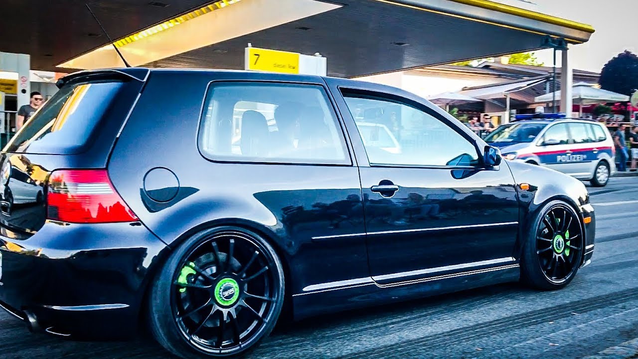 VW Golf R32 Soundcheck in front of POLICE Woerthersee GTI Treffen 2017 ...