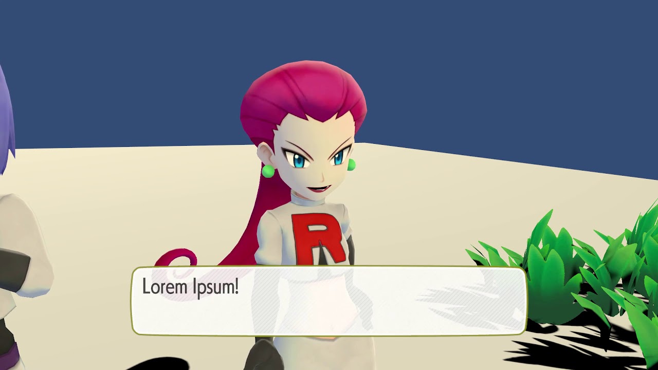 Pokémon Lets Go Unity - Default Text - YouTube