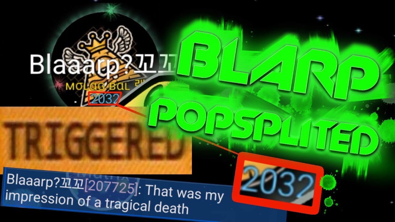 BLARP POPSPLITED BY ME!!! LEVEL 2000 PLAYER REKTED BY BLACKY!!! [EASY ...