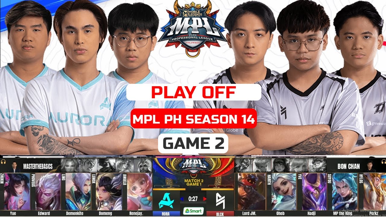 GAME2: Black List International Vs Rora - Playoff MPL PH S14 I MOBILE ...