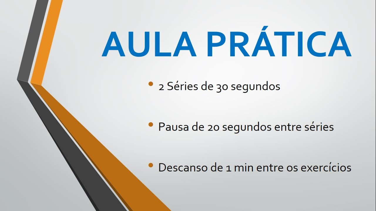 AULA PRÁTICA - VAMOS NOS EXERCITAR!! - YouTube