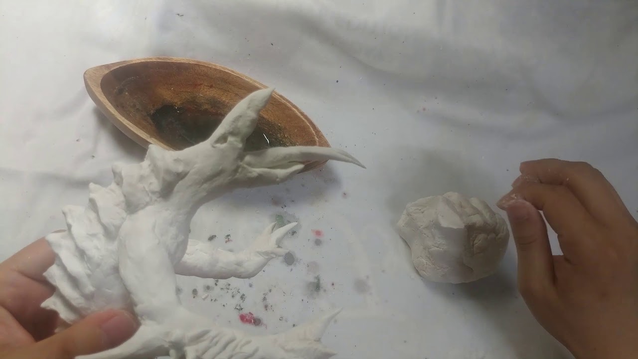 찰흙으로 스컬크로울러 만들기 making clay Skull Crawler in Kong: Skull Island - YouTube