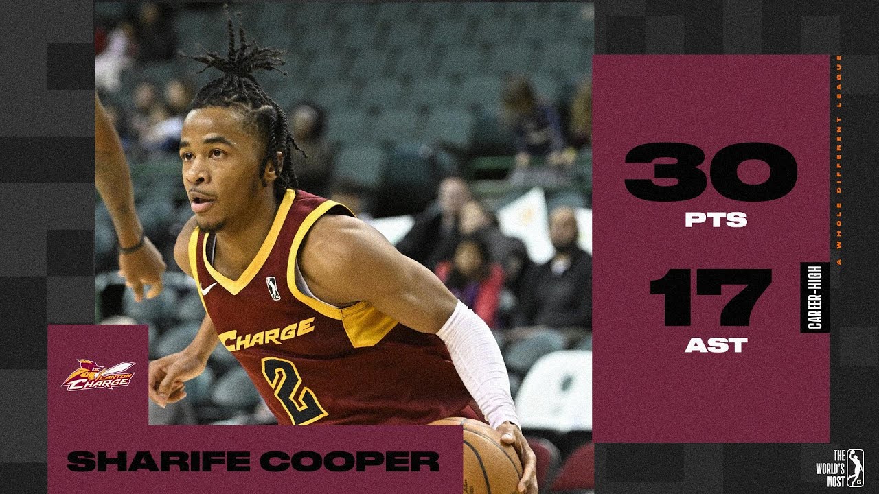 Sharife Cooper Posts A MASSIVE Double-Double For Cleveland Charge - YouTube