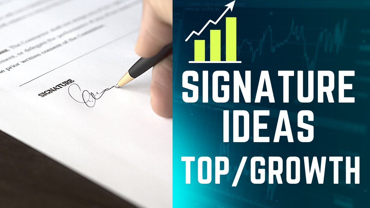 Growth signature style/Top signature style | Success Signature design ...