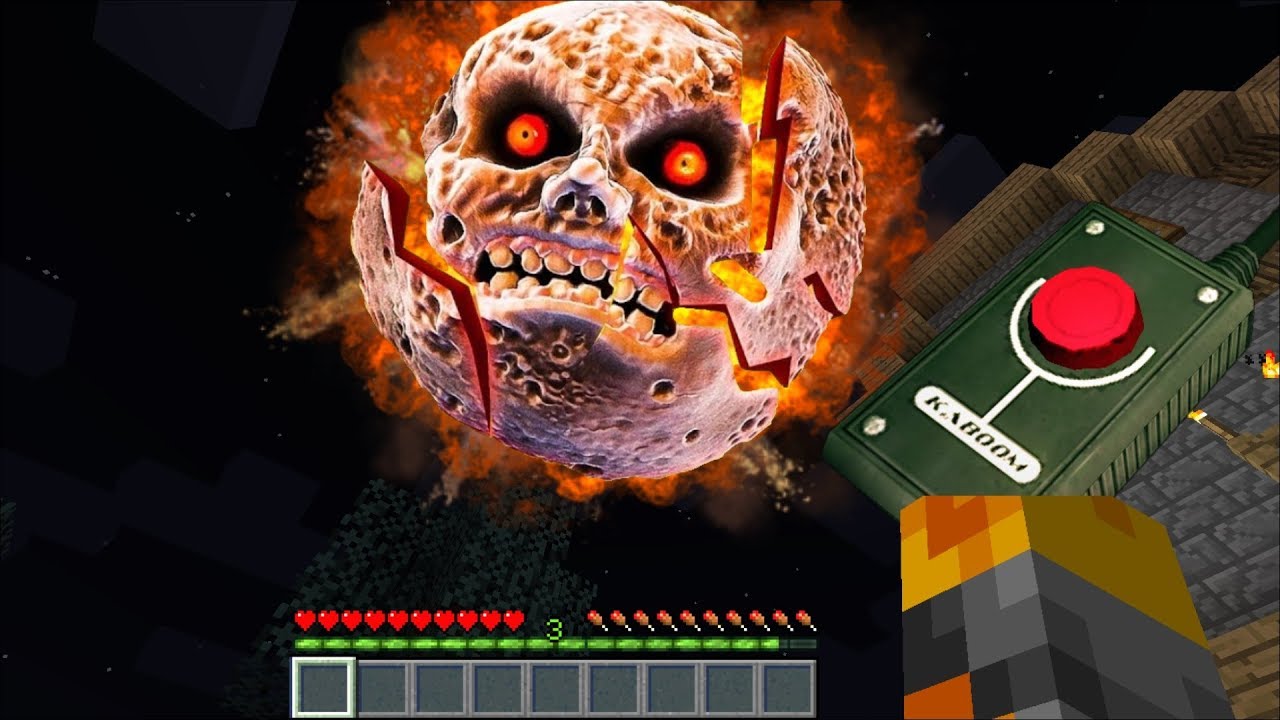 DESTROY THE EVIL MOON TO SAVE MARK FRIENDLY ZOMBIE IN MINECRAFT ...