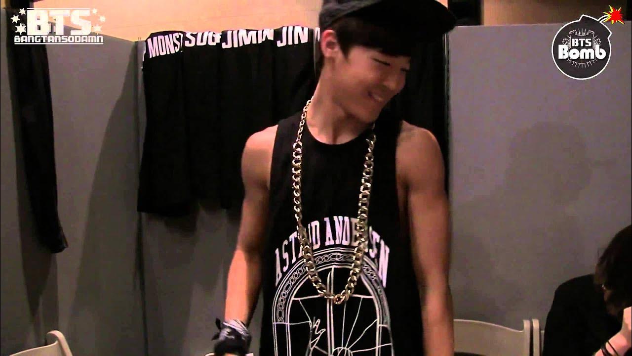 [BangTanSodamn][Vietsub][BANGTAN BOMB] Jimin's see through sleeveless shirt [Bangtan Boys - BTS ...