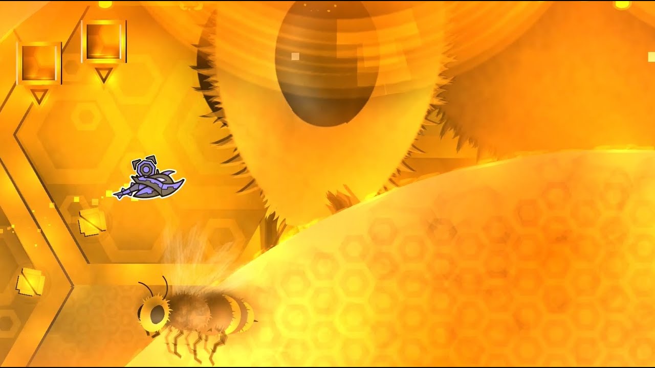 39k Stars: Bee (Medium Demon) by kDarko & F5night | Geometry Dash 2.11 ...