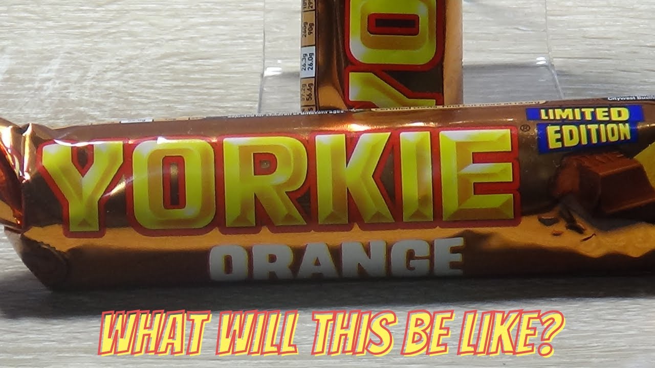 Limited Edition Orange Yorkie Bar - YouTube