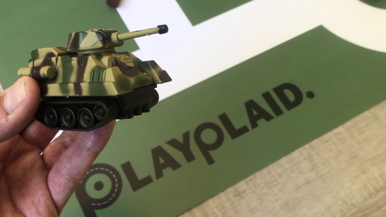 Playplaid Army - Playmat / Speelkleed legerbasis - YouTube