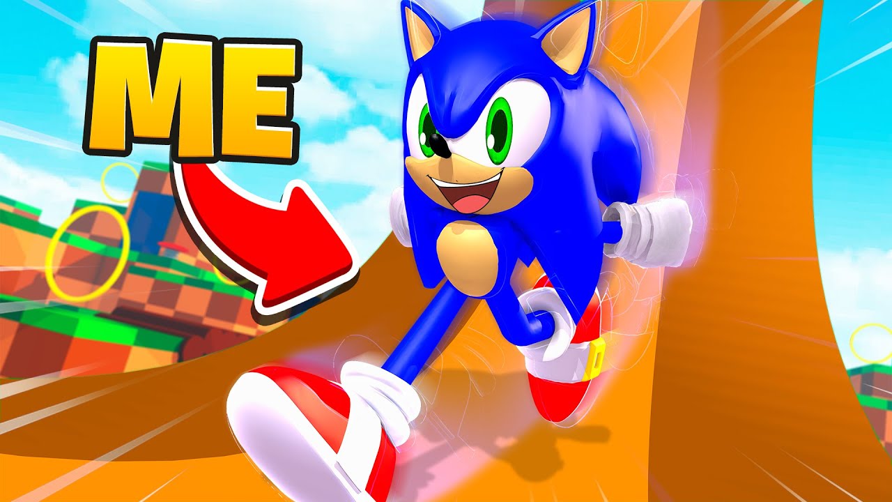 I BECAME SONIC to Be the FASTEST Player in Roblox! - YouTube
