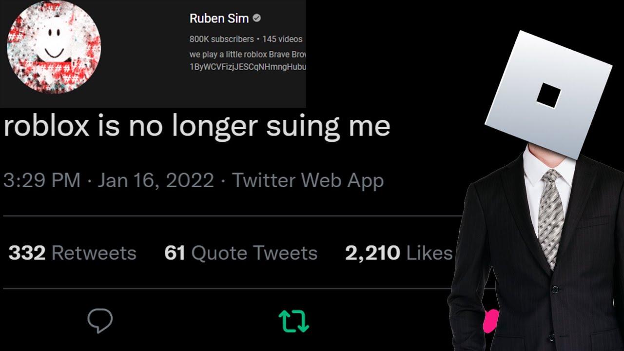 Roblox VS Ruben Sim Update, it's over.. - YouTube