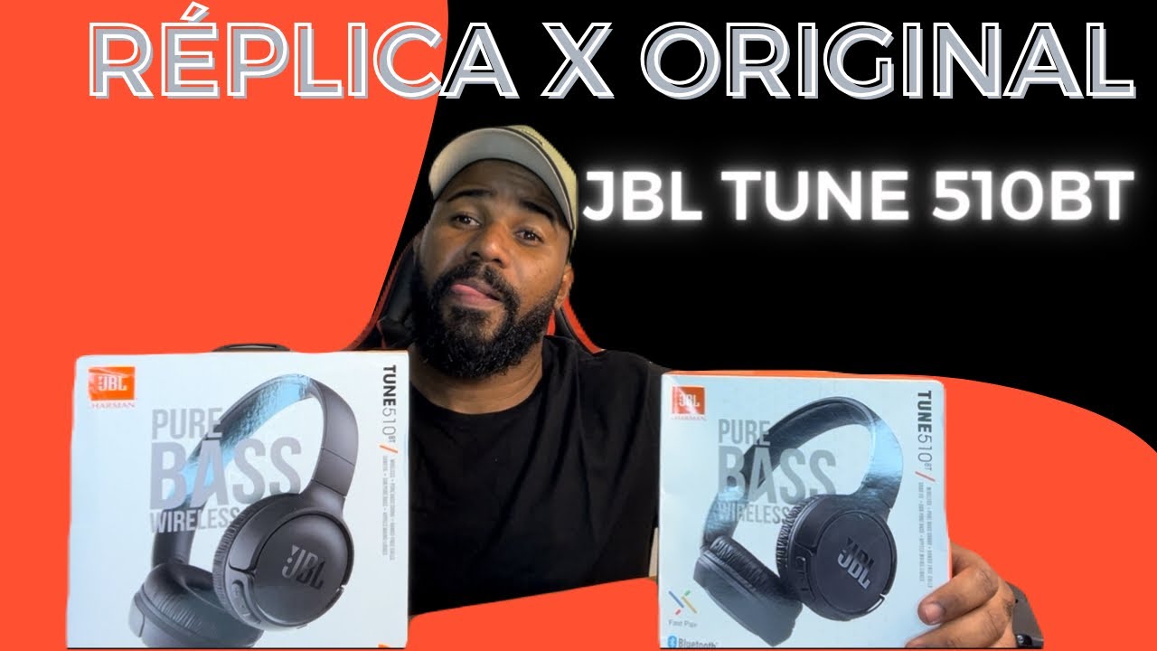 FONE JBL TUNE 510 BT RÉPLICA X ORIGINAL - YouTube