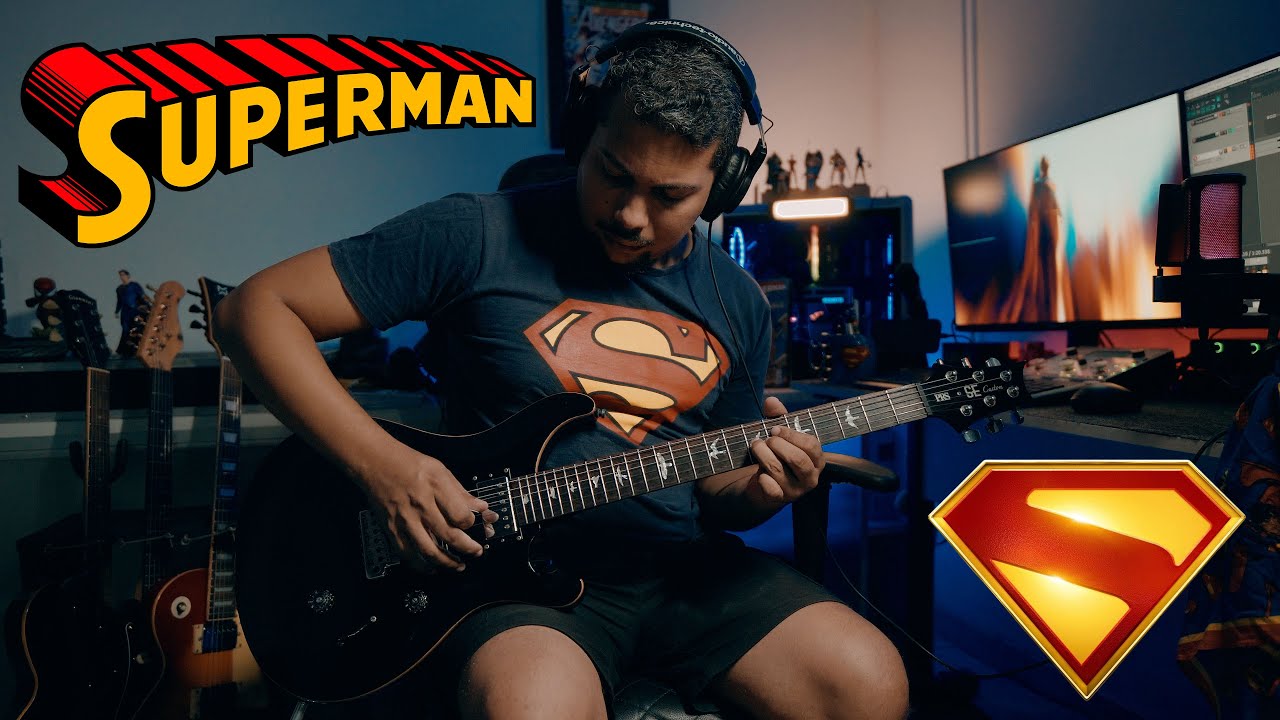 Theme Superman 2025 Guitar - YouTube