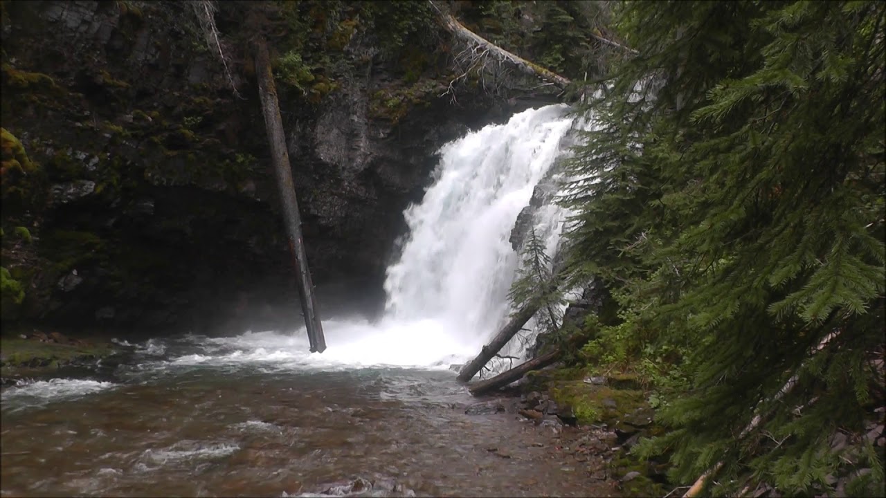 Whale Falls, Flathead National Forest, Trail Creek, Montana - YouTube