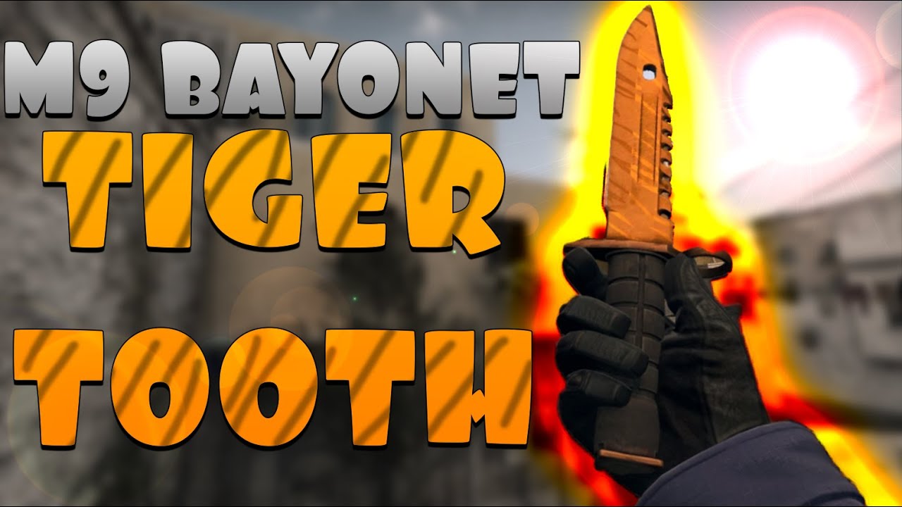 CS:GO - M9 Bayonet Tiger Tooth (FN) - Showcase + Gameplay - YouTube