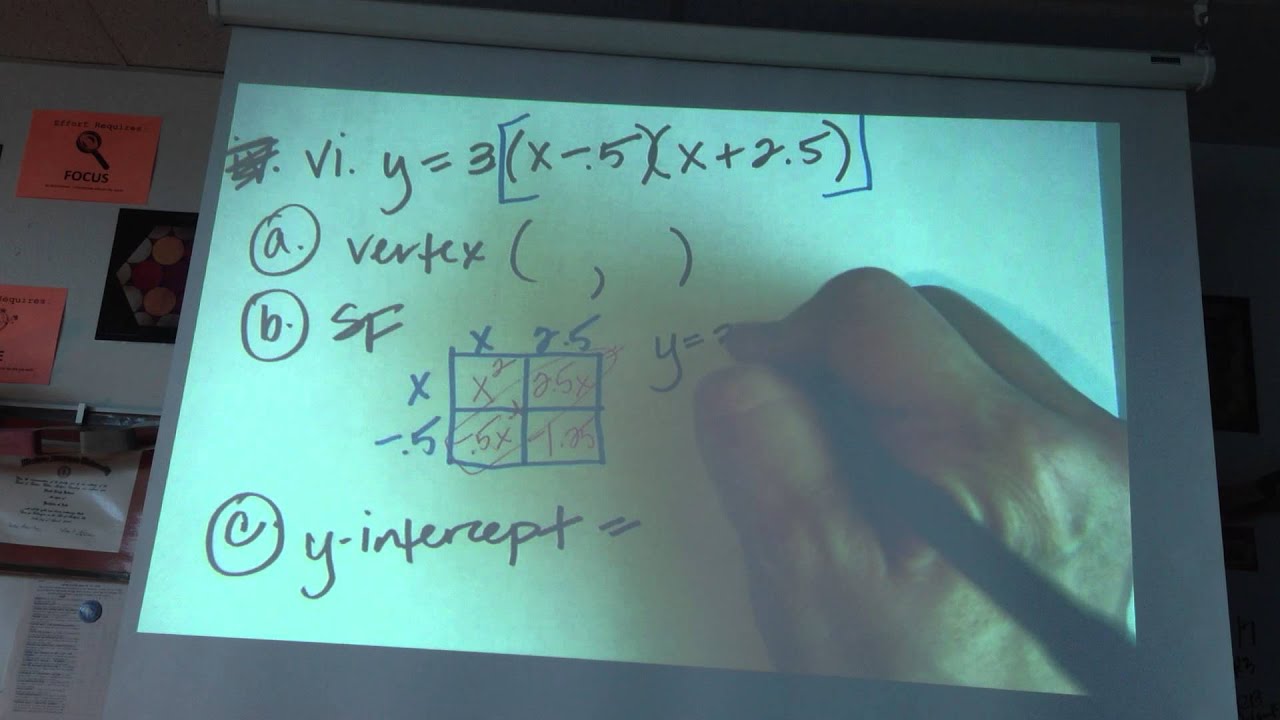 Standard Form - Problem 2, part vi - YouTube