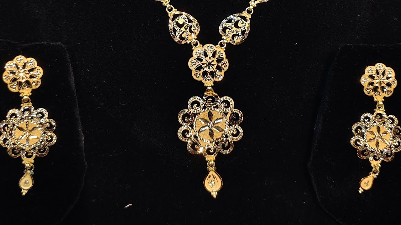 new fashion jewellers is live! Necklace set design - YouTube