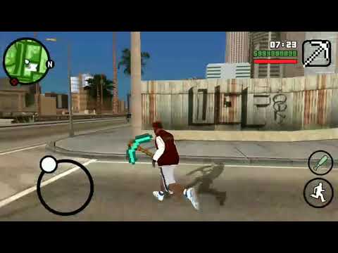 GTA SA ANDROID MOD PICKAXE MINECRAFT!!!! - YouTube