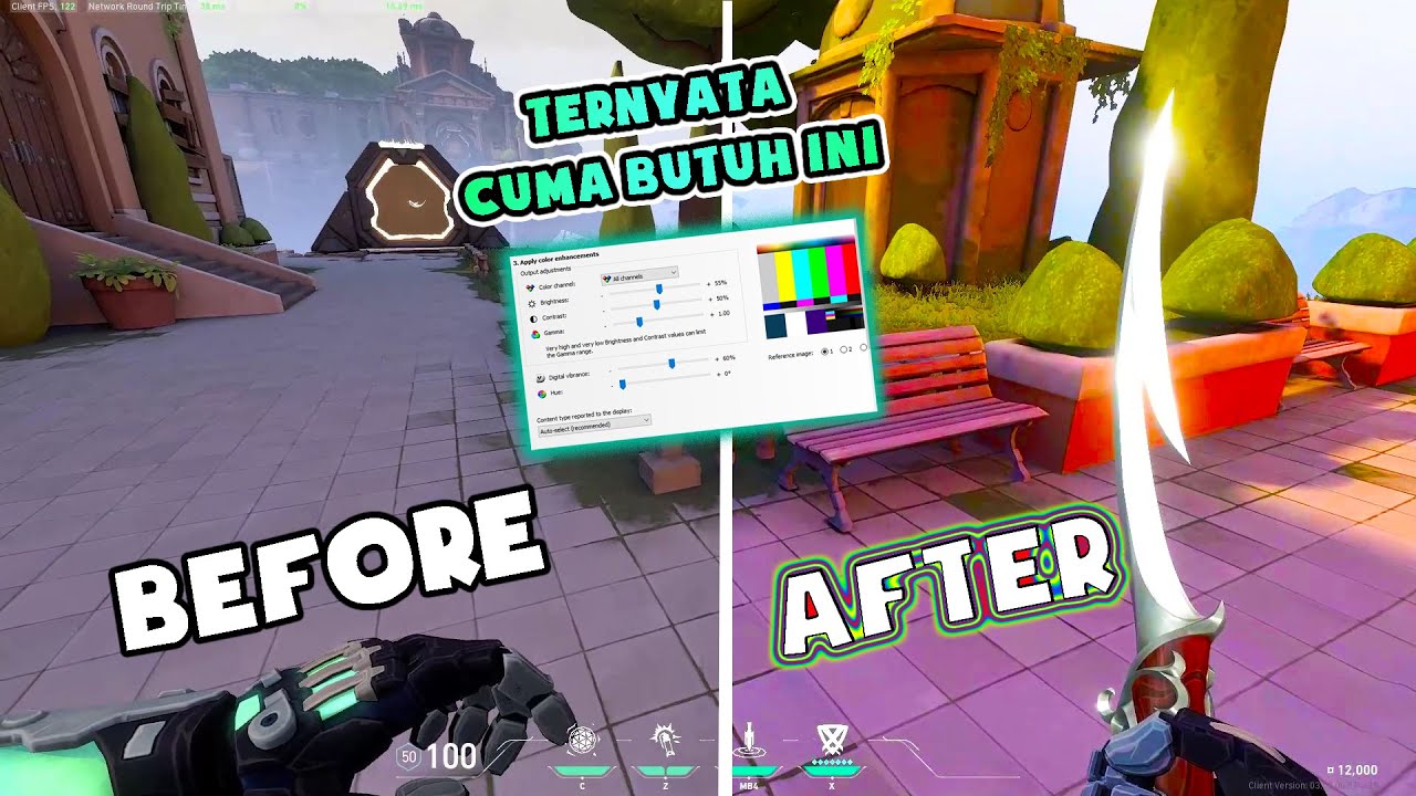 Cara meningkatkan Vibrance di Valorant TANPA NVIDIA FILTER - Valo Ram ...