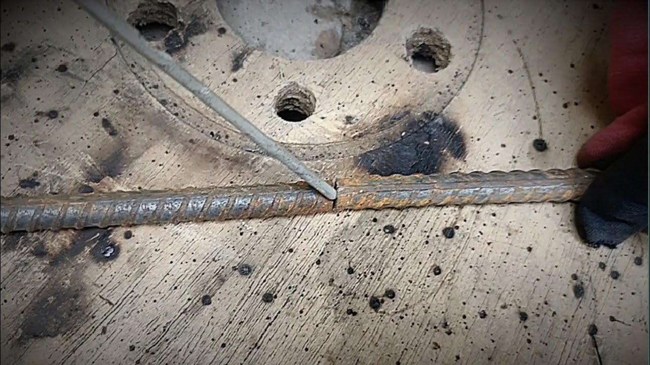 one power welding technique for metal rods!! - YouTube