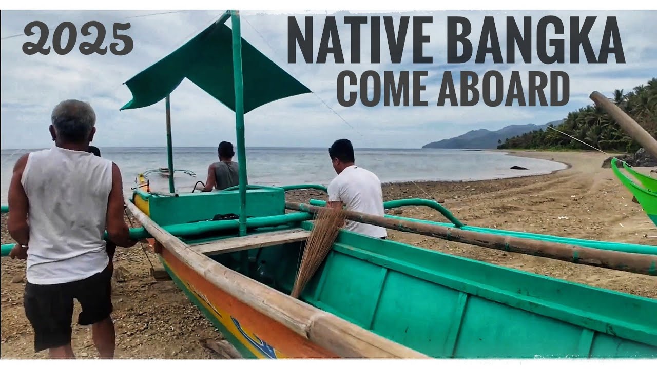 First time for me on a Native Philippines boat (bangka) - YouTube
