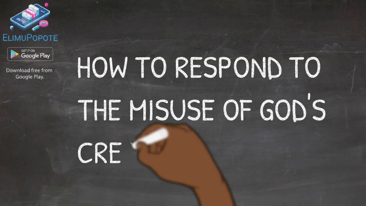 How to Respond to the Misuse of God's Creation: A Call to Stewardship ...