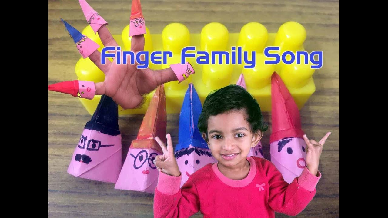 The Finger Family Song | DIY Finger Puppets | Haiza | Nursery Rhymes ...