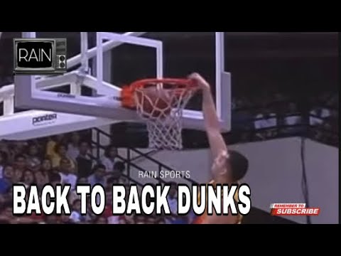 Andy Seigle back to back dunks Mobiline vs Ginebra 1999 Quarter Finals ...