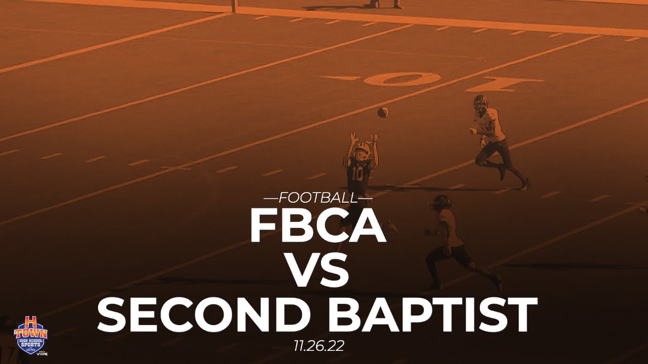 FB Christian vs Second Baptist Football 11.26.22 - YouTube