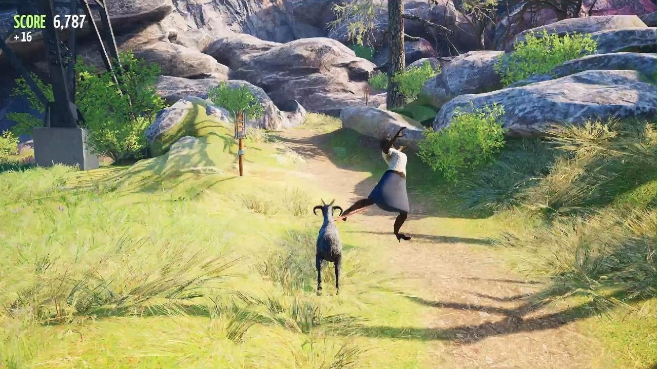 Goat Simulator Remastered PS5 Gameplay - YouTube