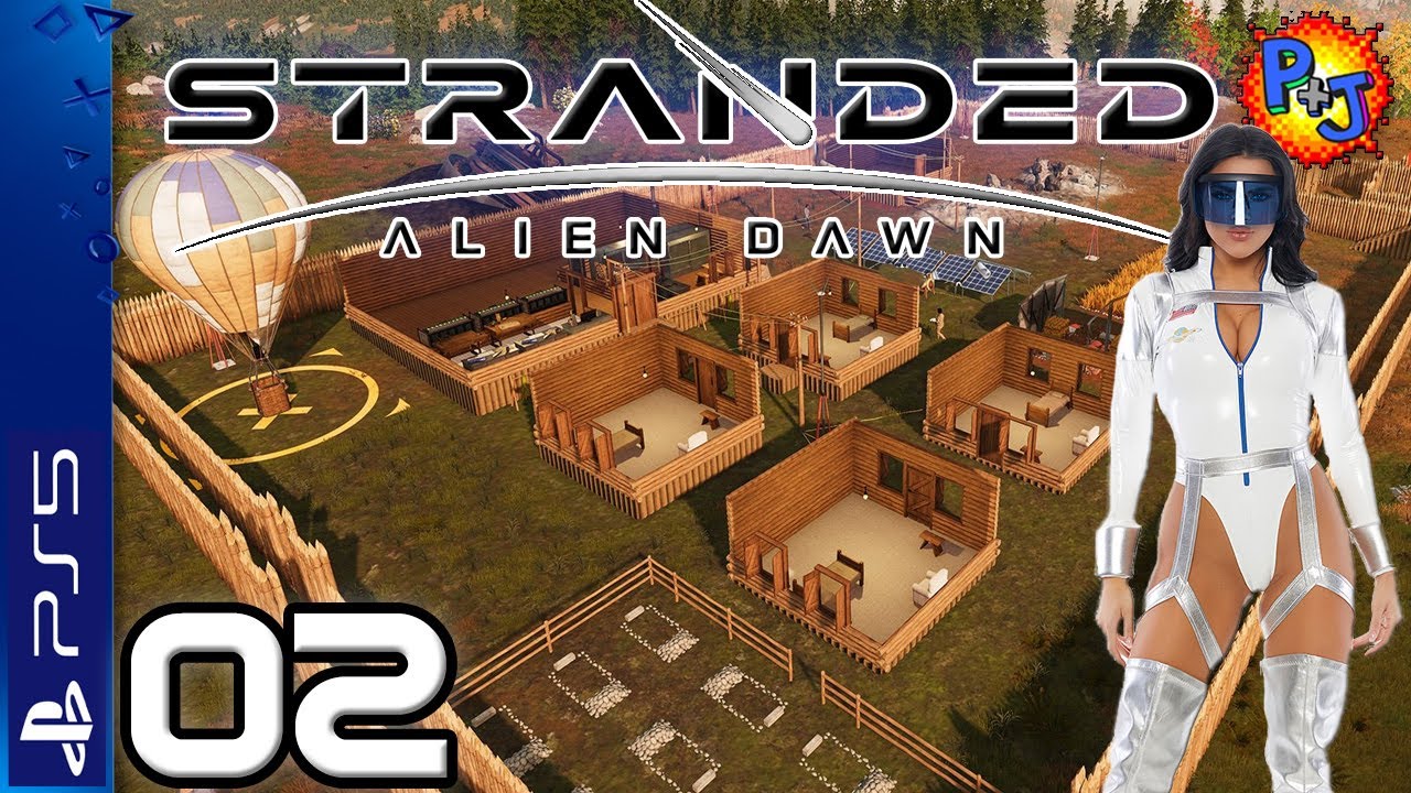 Let's Play Stranded: Alien Dawn PS5 | Console Gameplay Ep 2: Giant Insect Attack & Lightning ...