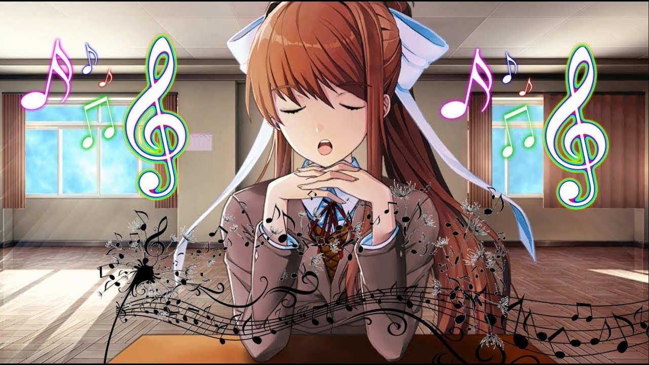 Monika Sings Heartwarming Songs to Me!!!(DDLC Monika After Story) - YouTube