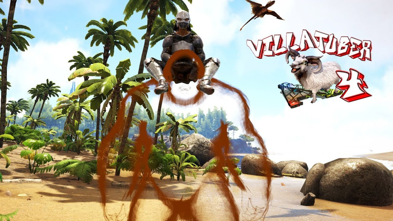 TAMEANDO AL GRAN MONO INVISIBLE! - VillaTuber4 #24 - ARK: Survival ...