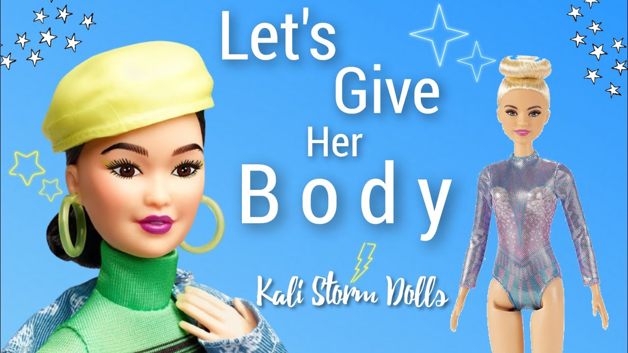 Barbie Body Swap | Barbie BMR 1959 vs Barbie Gymnast Doll - YouTube