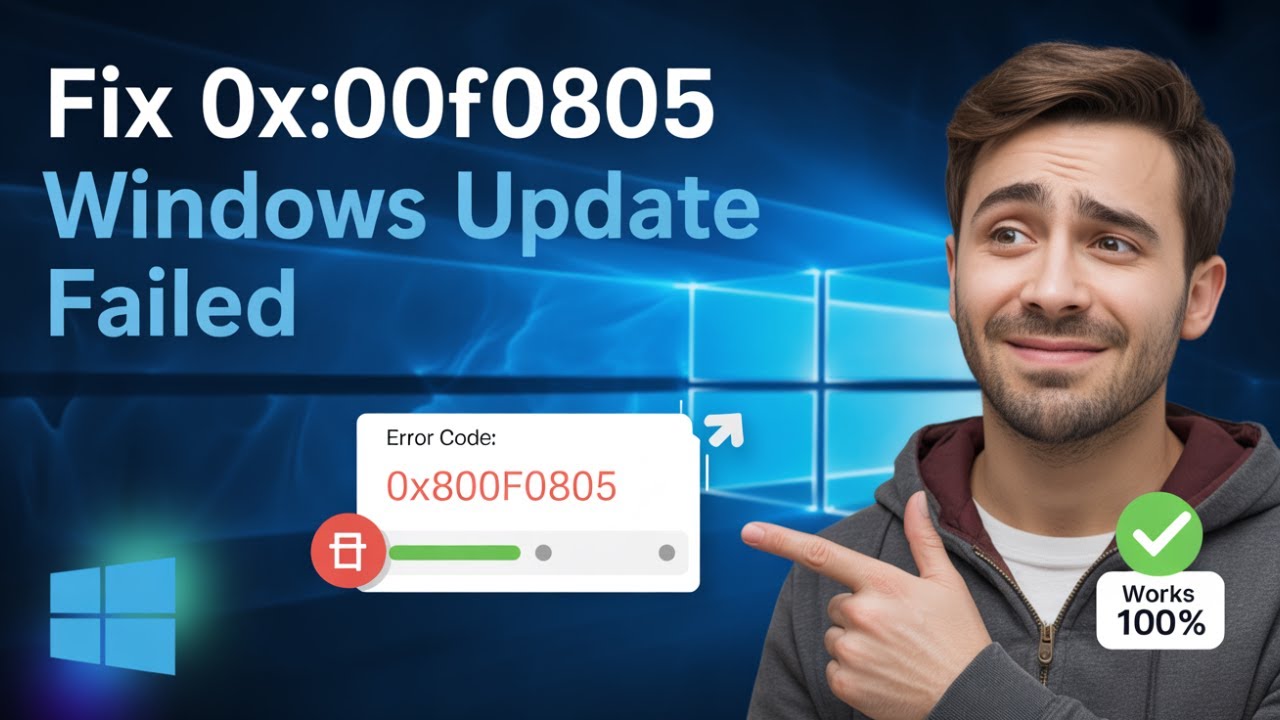 Struggling with Windows 11 error code 0x800f0805? - YouTube