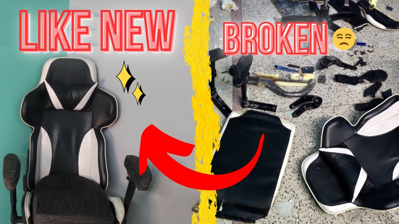 DIY Fixing My Old Gaming Chair! 🛠️🪑 - YouTube