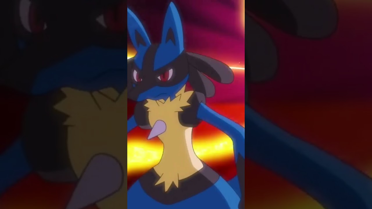 LUCARIO'S FIRST MEGA EVOLUTION #anime #swordandshield #ash #galar # ...