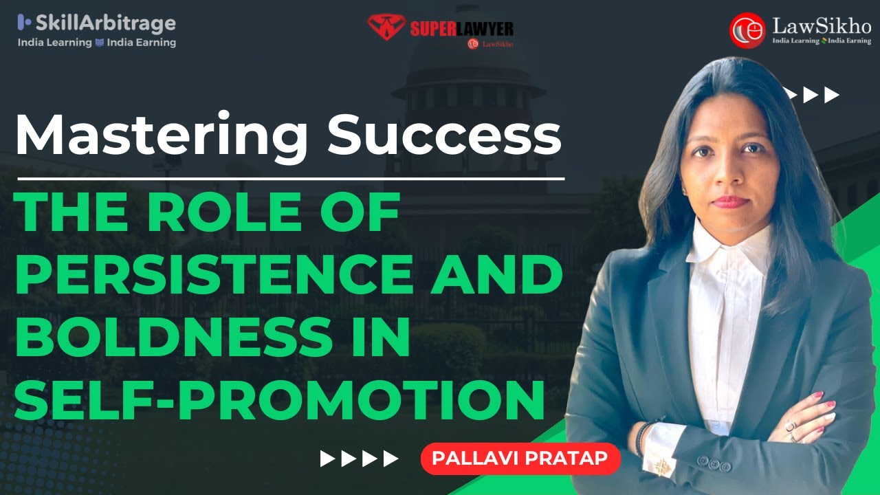 Mastering Success: The Role of Persistence and Boldness in Self-Promotion | Pallavi Pratap - YouTube