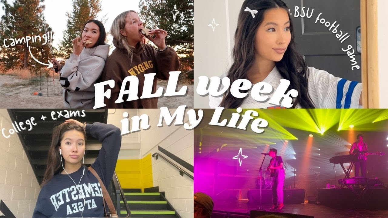 WEEK IN MY LIFE IN COLLEGE AT BOISE STATE UNIVERSITY | camping, goth ...