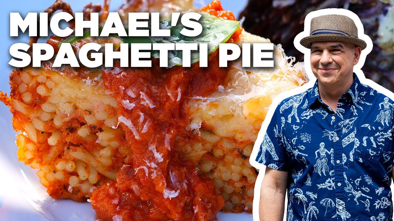 Michael Symon's Spaghetti Pie | Symon Dinner's Cooking Out | Food ...