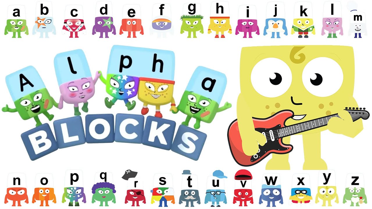 Alphablocks Rock the Alphabet! A to Z Song for Little Rockers - YouTube